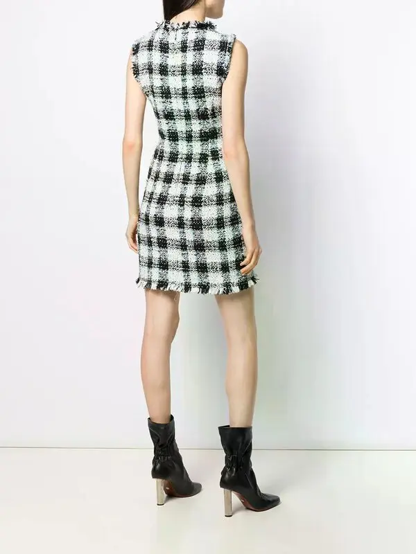 Alexander McQueen Bouclé Tweed Mini Dress
