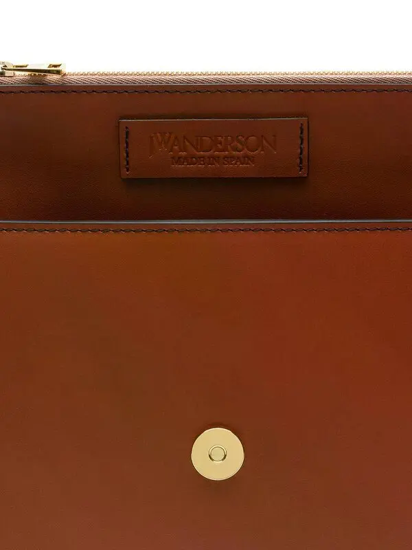 JW Anderson Anchor Logo Box Bag - Brown