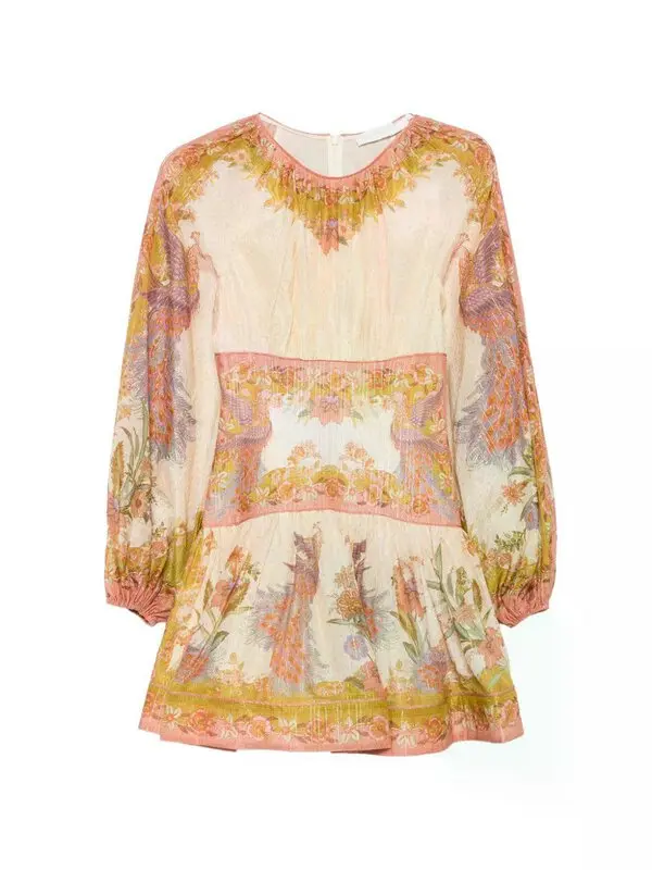 Zimmermann Indra Floral-print Mini Dress