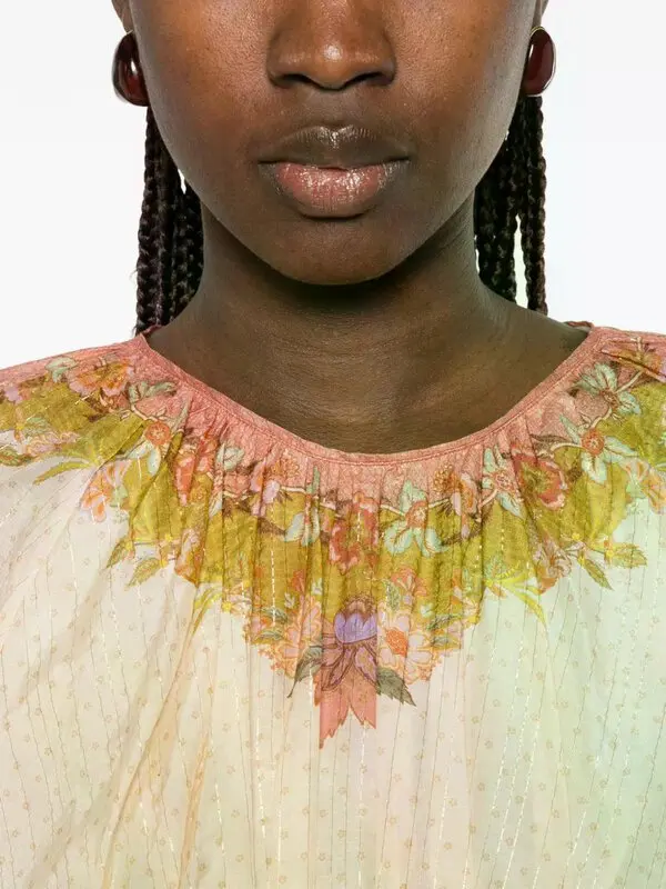 Zimmermann Indra Floral-print Mini Dress