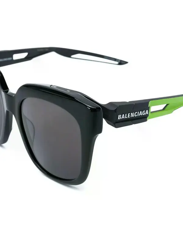Balenciaga Hybrid D-frame Squared Sunglasses