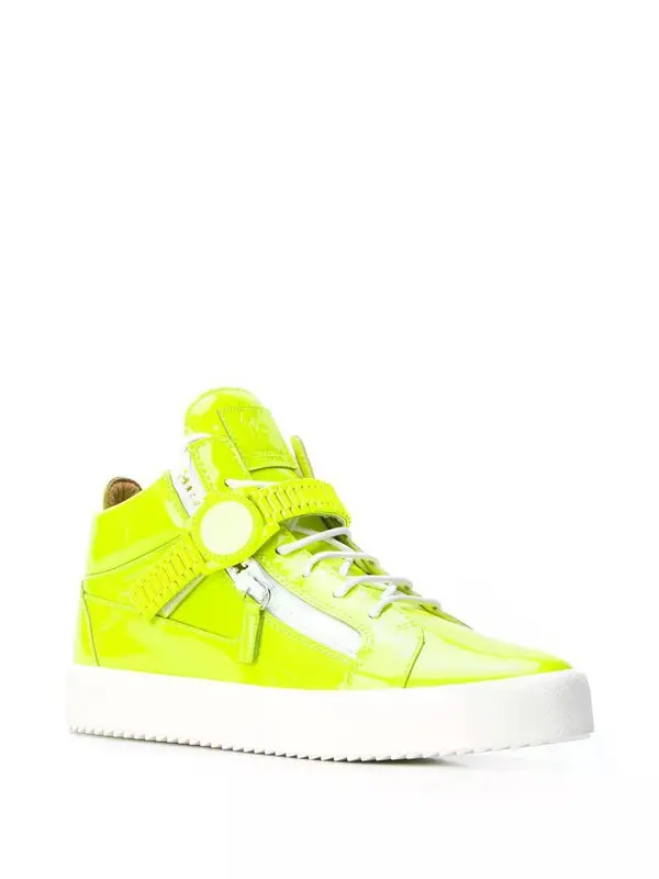 GIUSEPPE ZANOTTI X Christian Cowan High-top Sneakers - Green