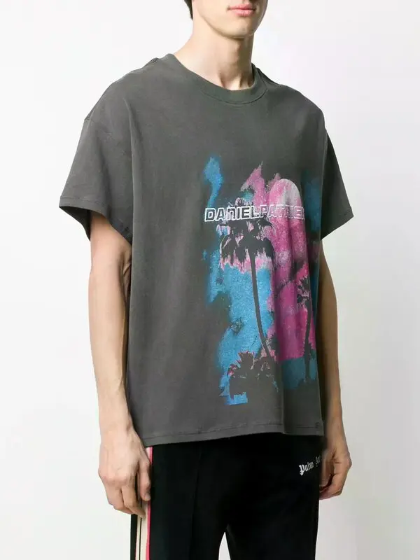 DANIEL PATRICK Graphic-print Crew Neck T-shirt