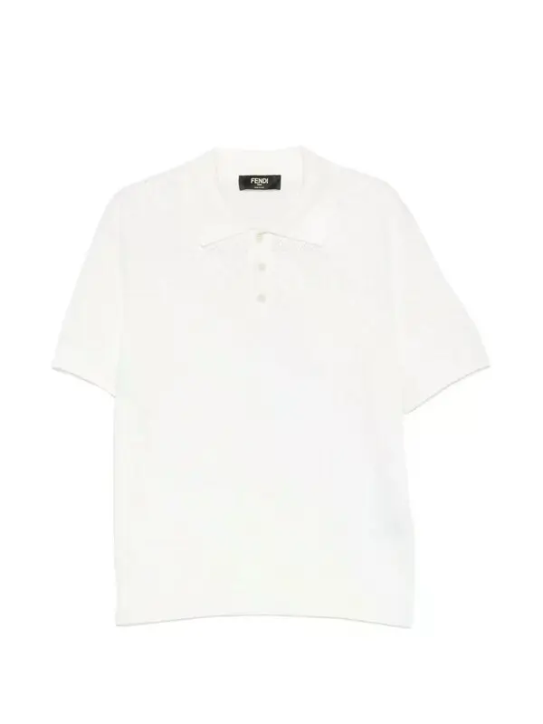 Fendi Crochet Polo Shirt