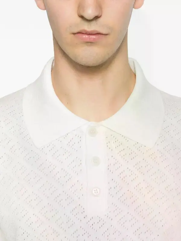 Fendi Crochet Polo Shirt
