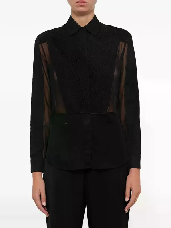 Givenchy Sheer Panel Shirt