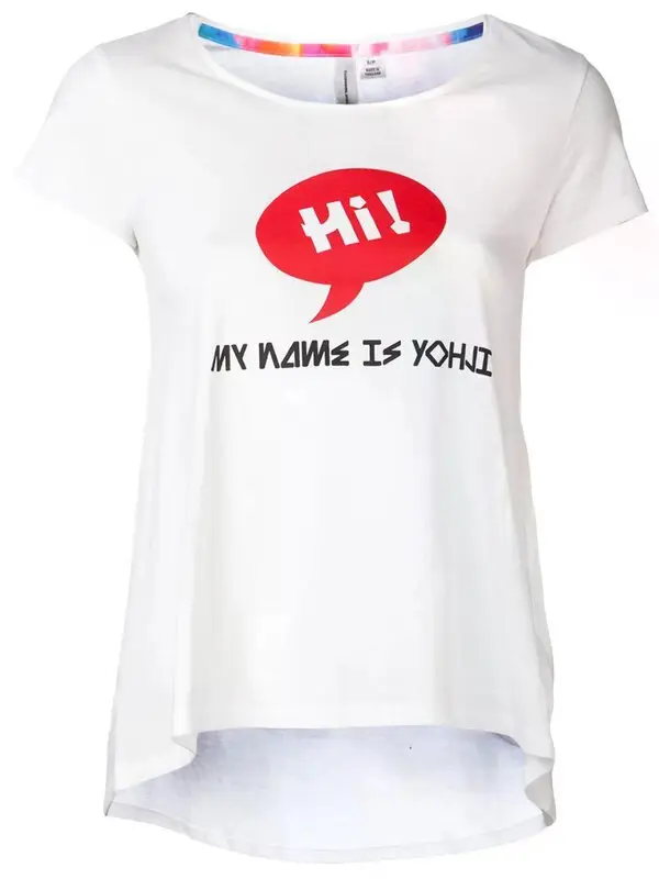 Y3 My Name Is Yohji" Bubble T-shirt - White