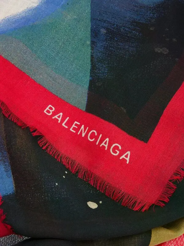 Balenciaga Printed Scarf