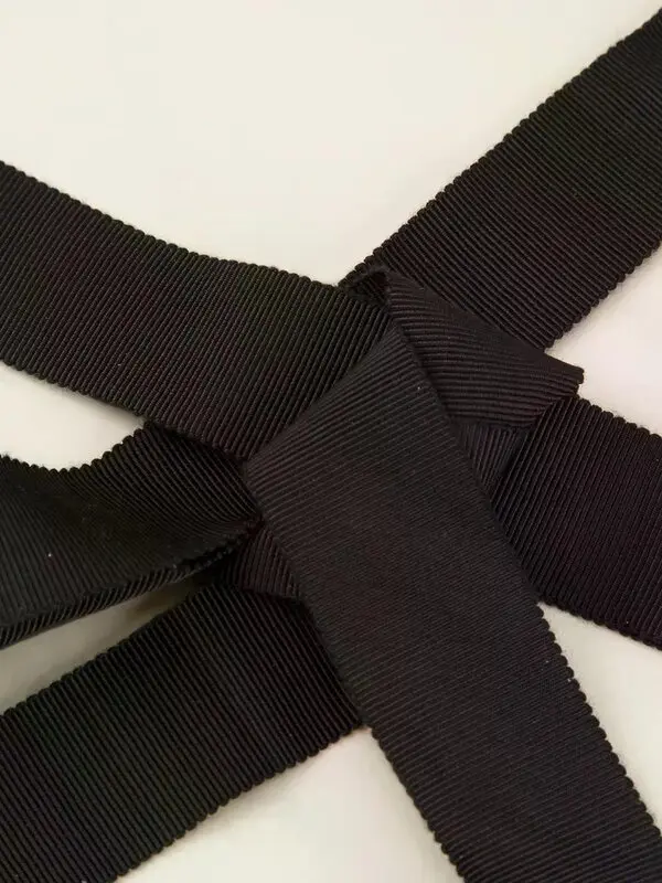 LANVIN Crystal Ribbon Necklace