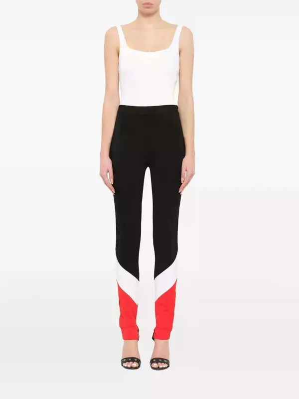 Givenchy Colour Block Leggings - Red