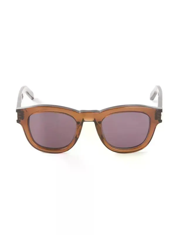 Alexander McQueen Oval Sunglasses - Brown