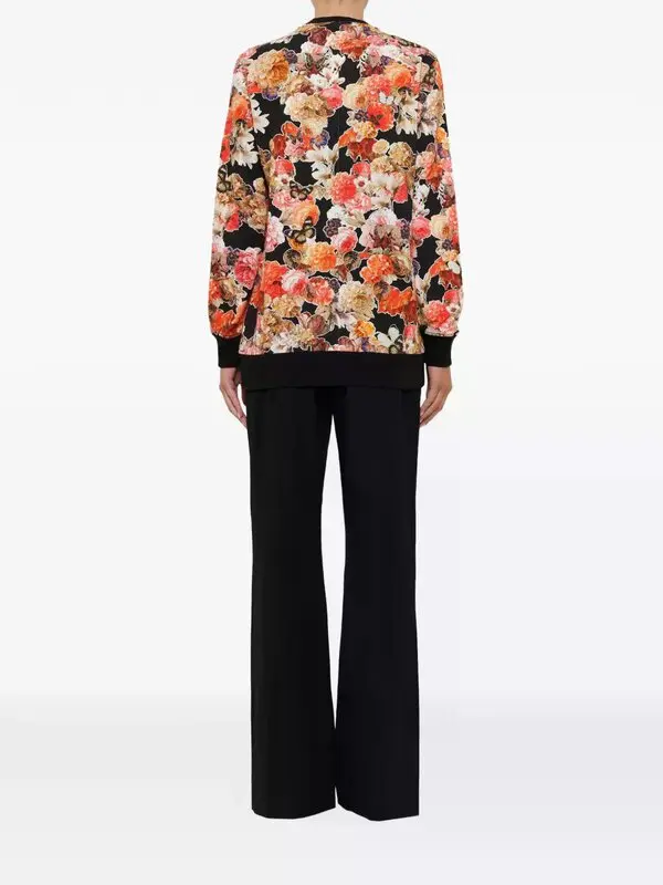 Givenchy Floral Print Crewneck Sweatshirt