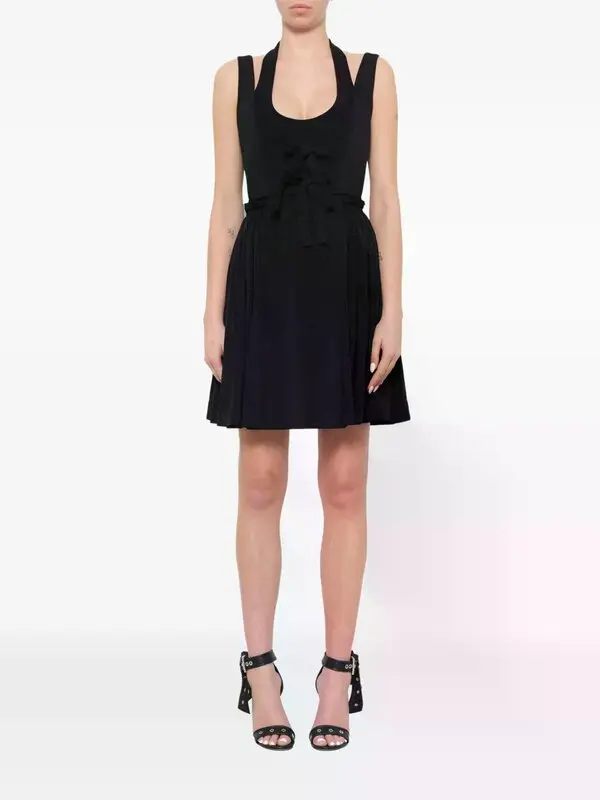 Givenchy Corseted Jersey Dress With A-line Skirt