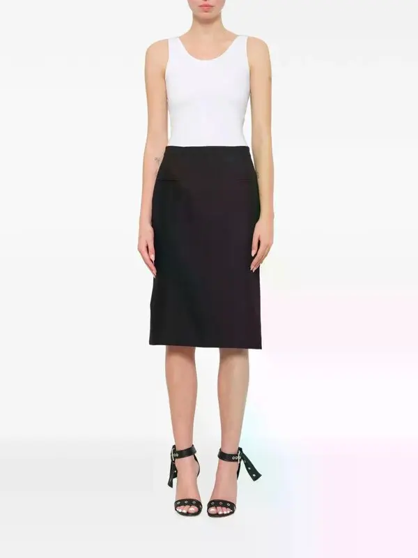 Alexander McQueen Midi Pencil Skirt