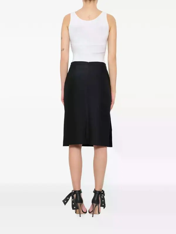 Alexander McQueen Midi Pencil Skirt