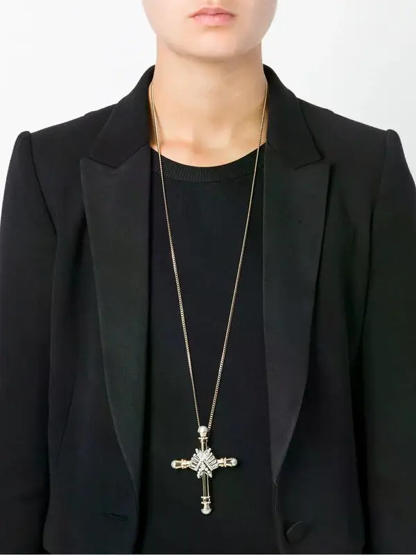 Givenchy Crucifix Pendant Necklace