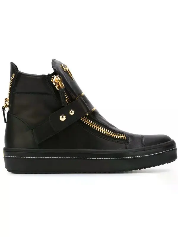 GIUSEPPE ZANOTTI Zip Detail High Top Sneakers