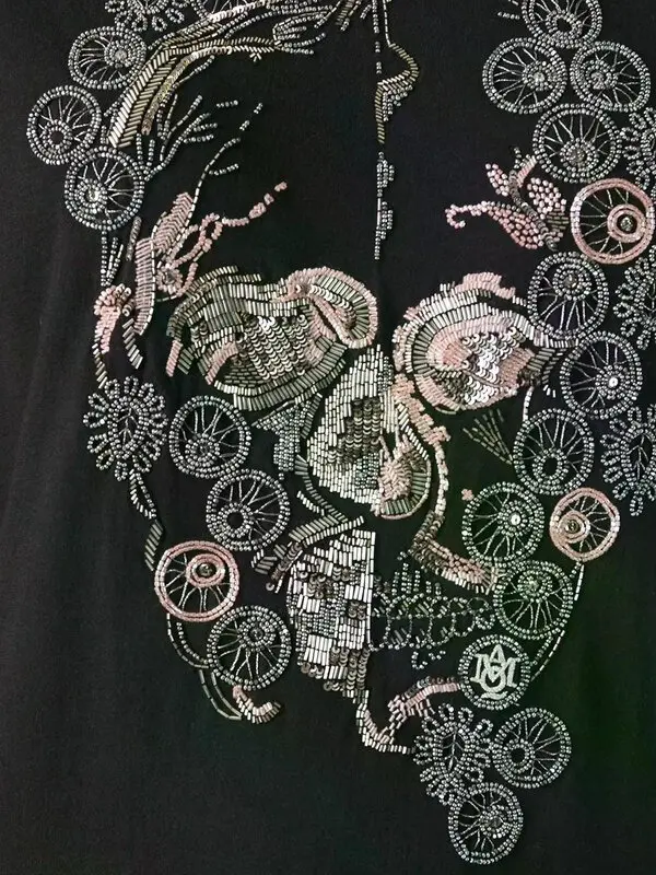Alexander McQueen Embellished Skull T-shirt