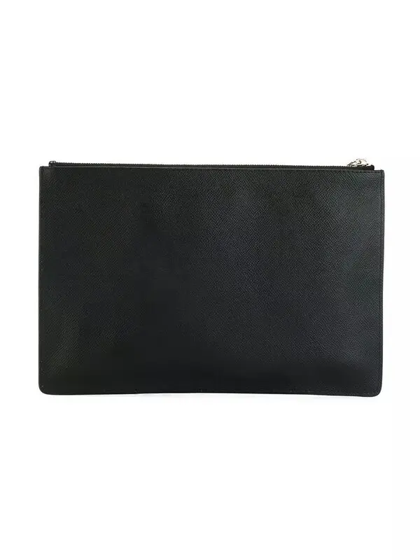 Givenchy Floral Print Calf Leather Clutch