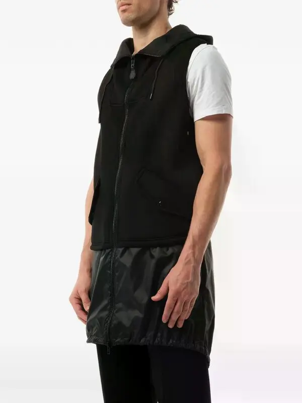 Givenchy Sleeveless Layered Hoodie