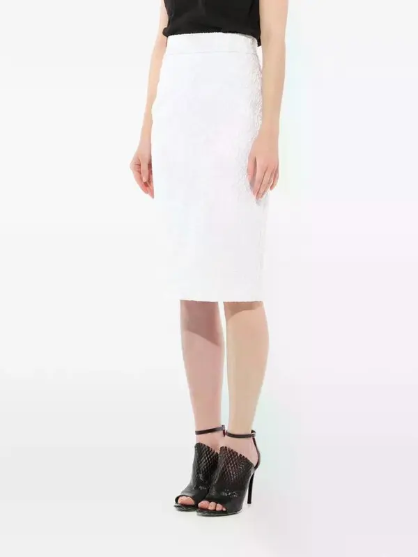 Givenchy Cloqué Pencil Skirt