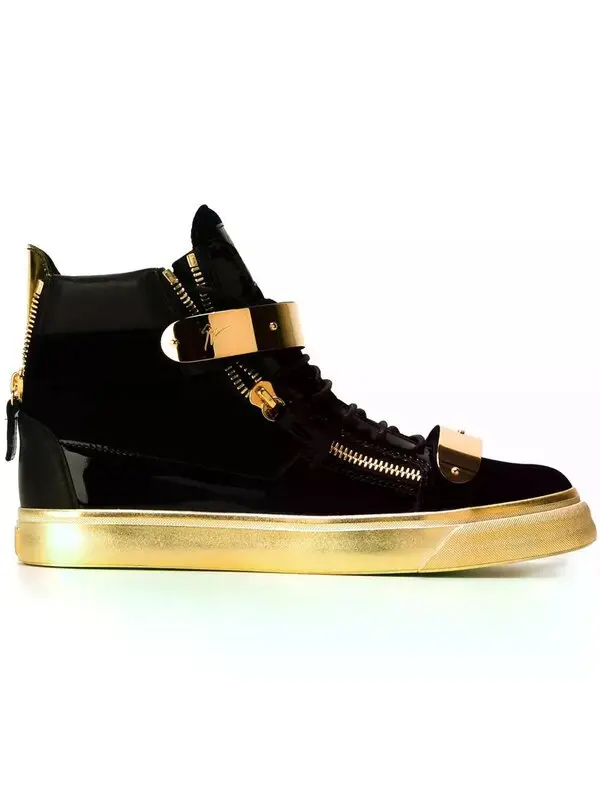 GIUSEPPE ZANOTTI Coby High-top Sneakers - Blue