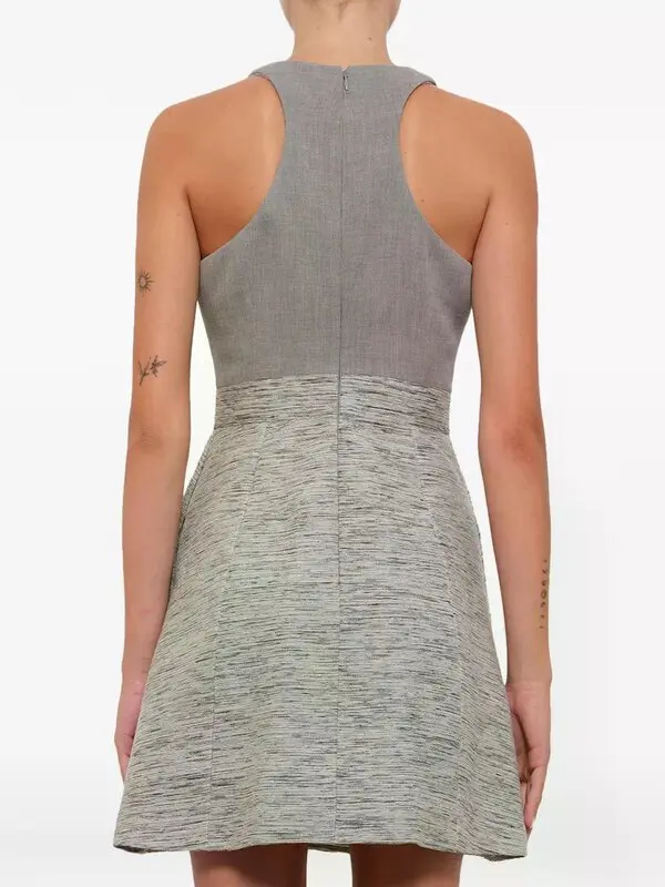 Alexander McQueen V-neck Sleeveless Mini Dress