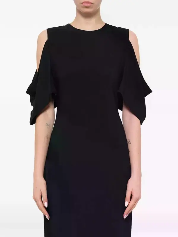 Givenchy Cold Shoulder Dress - Black
