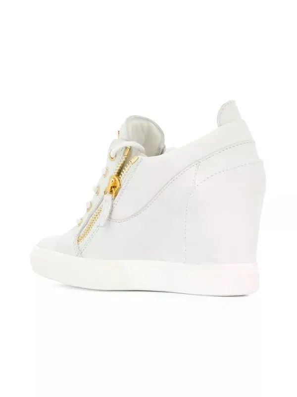 GIUSEPPE ZANOTTI Sonya Wedge Sneakers - White