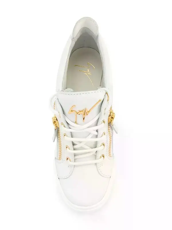 GIUSEPPE ZANOTTI Sonya Wedge Sneakers - White