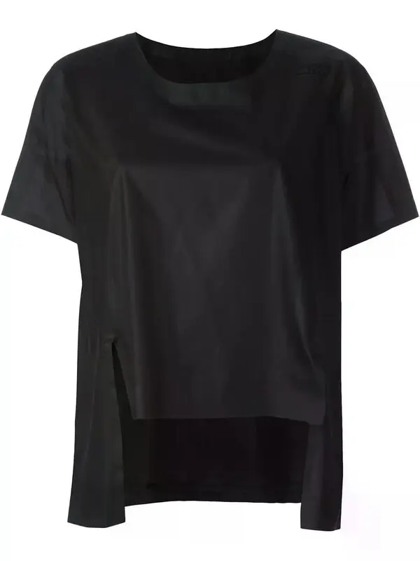 Y3 High-low Hem Top - Black
