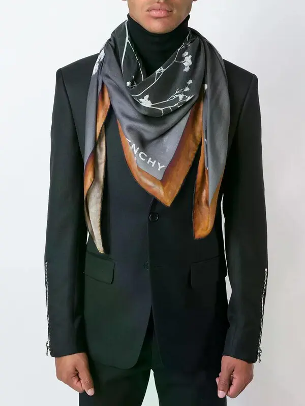 Givenchy Baby's Breath Printed Scarf