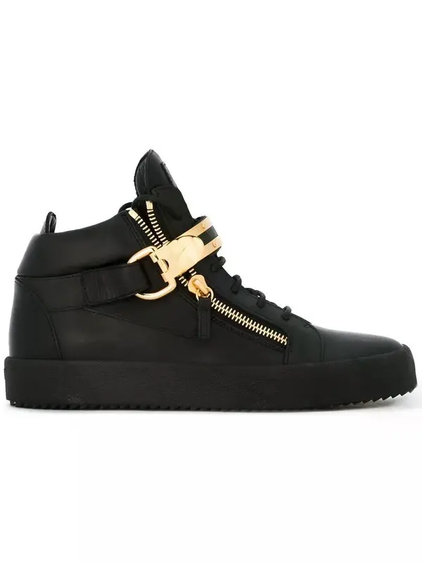 GIUSEPPE ZANOTTI Owen Hi-top Sneakers - Black