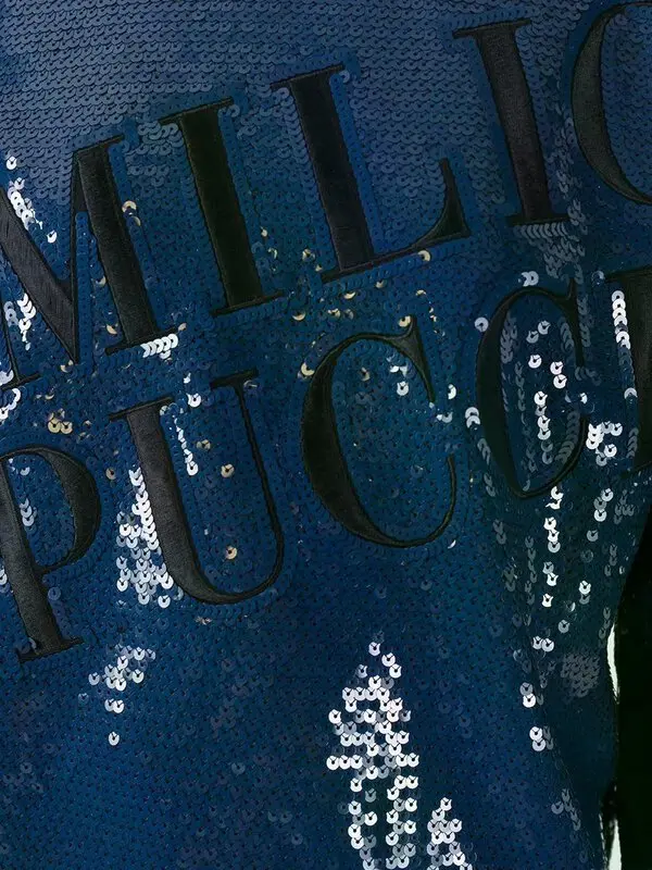 Emilio Pucci Sequin Embellished Crewneck Sweatshirt