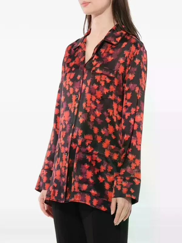Givenchy Abstract Floral Print Shirt