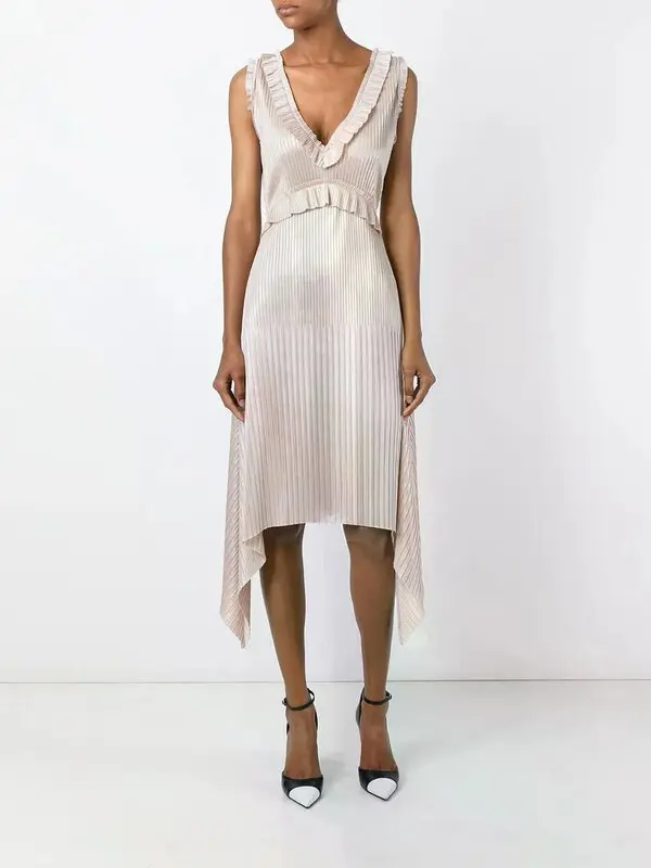 Givenchy Technical Pleated Midi Dress