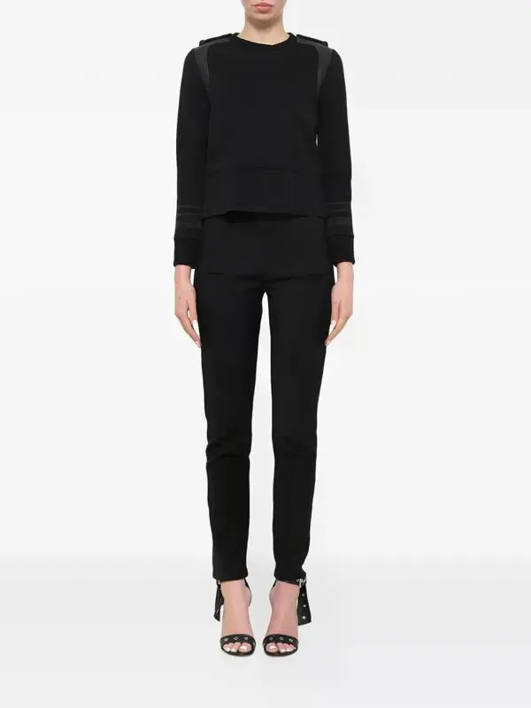 Neil Barrett Leather Detail Sweatshirt