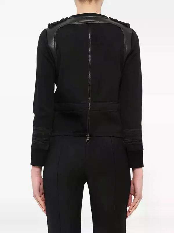Neil Barrett Leather Detail Sweatshirt