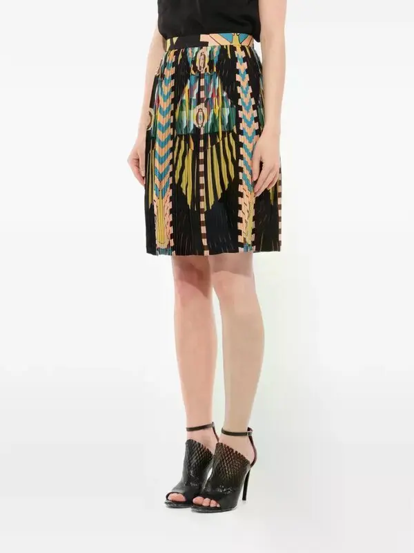 Givenchy Crazy Cleopatra Printed Mid Skirt - Multicolour
