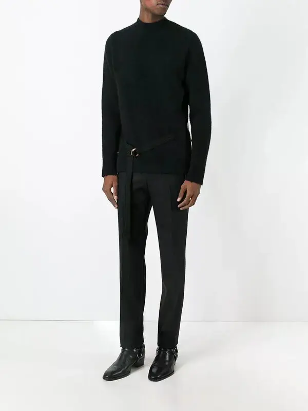 Givenchy Distressed Crew Neck Sweater