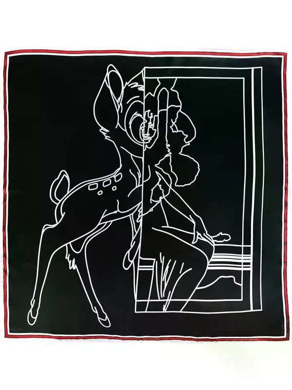 Givenchy Bambi Print Scarf