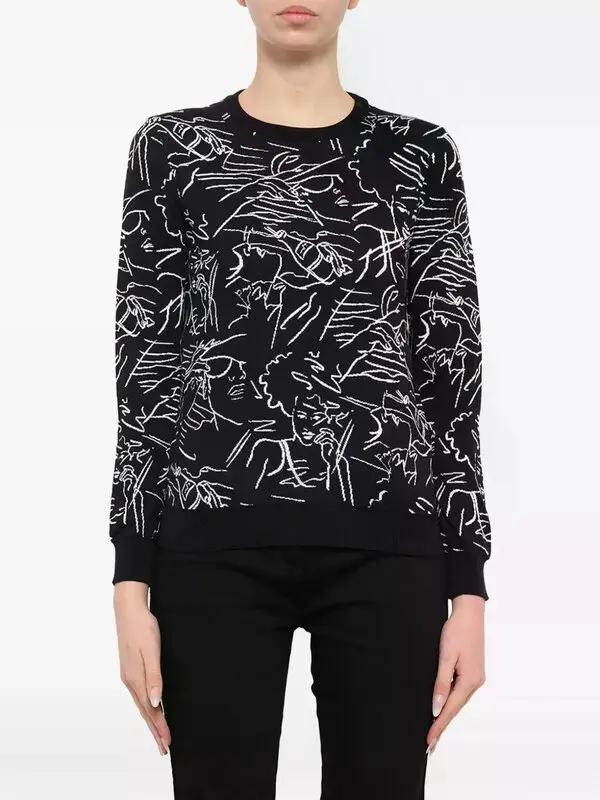 Kenzo Sketch Print Jumper