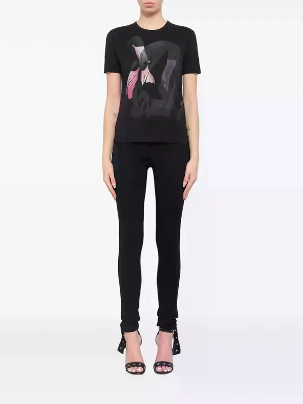 Givenchy Flamingo Print T-shirt - Black