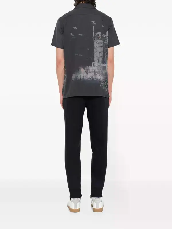 LANVIN Printed Bowling Shirt