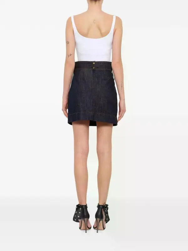 Kenzo High-waisted Denim Skirt