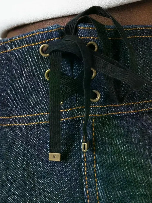 Kenzo High-waisted Denim Skirt