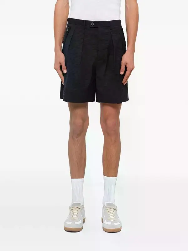 WOOYOUNGMI Pleated Bermuda Shorts