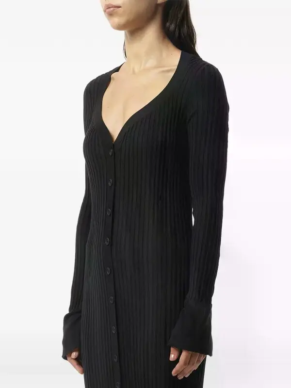 Givenchy Ribbed Wool Cardigan-coat