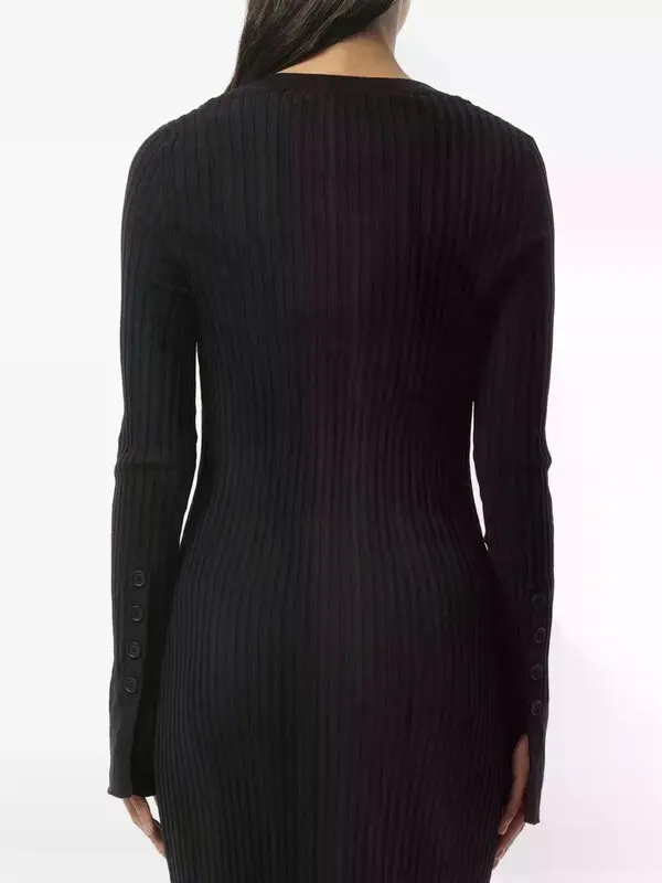 Givenchy Ribbed Wool Cardigan-coat