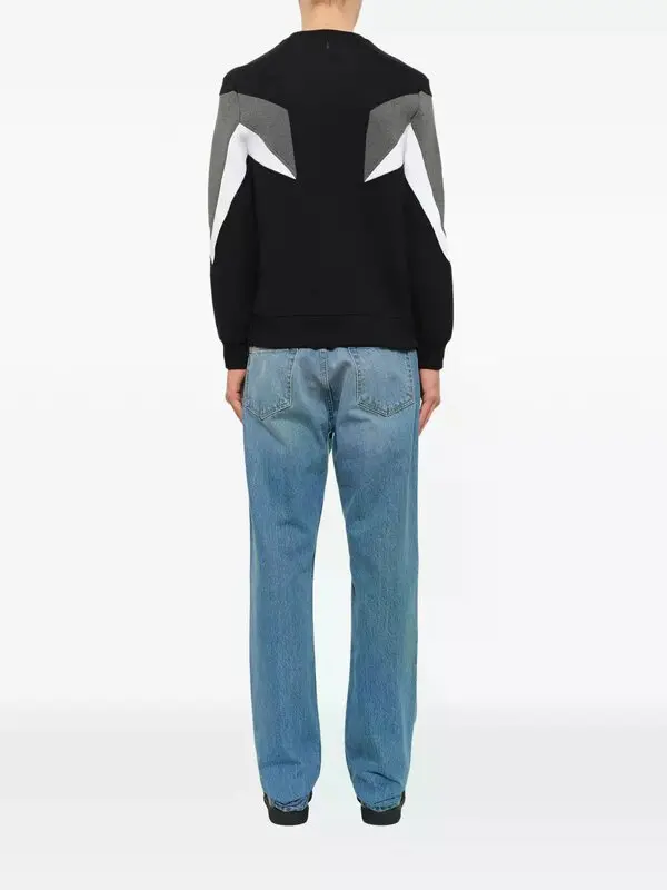 Neil Barrett Geometric Paneled Sweatshirt